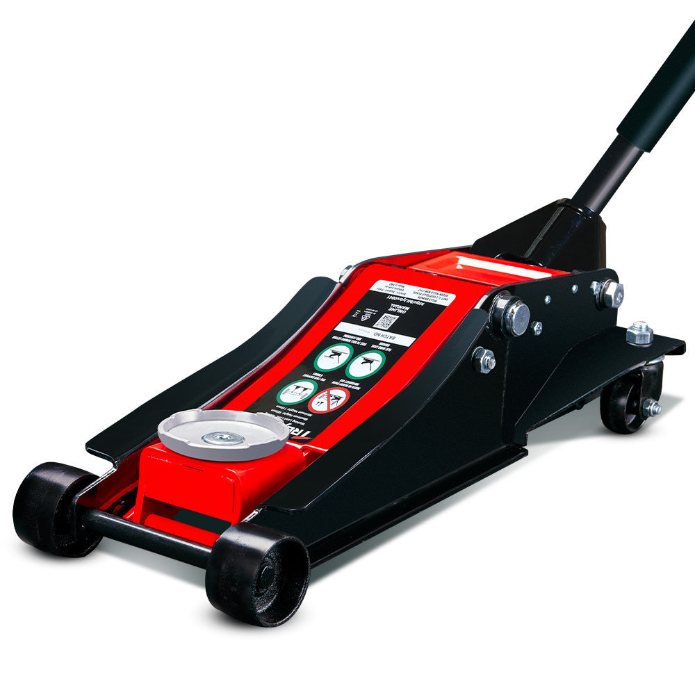 T-REX 3000KG Hydraulic Trolley Floor Jack, High Lift, Dual Pump, Quick ...